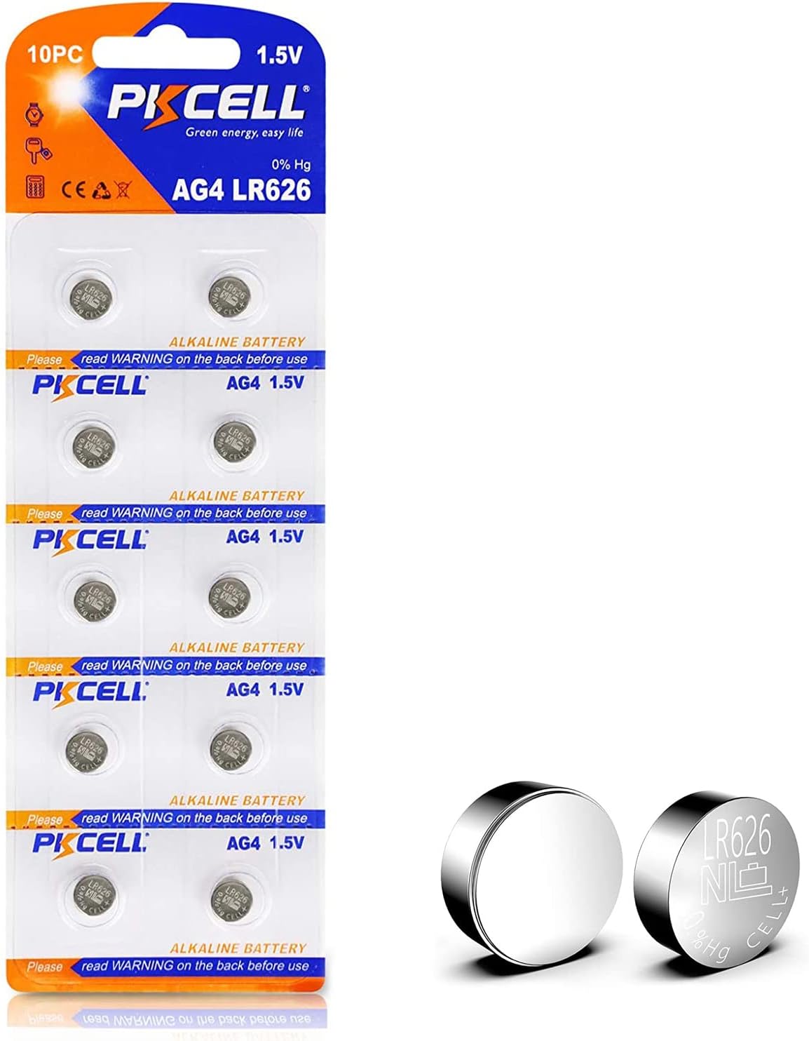 AG4 LR626 626 1.5V sr626sw CX66 Alkaline Watch Button — JUST BATTERIES ...