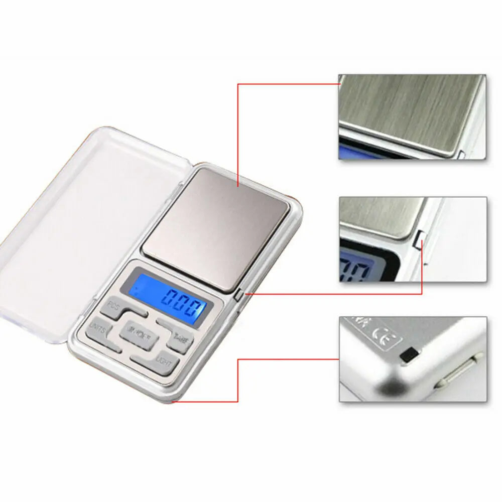High Precision 500g Electronic Digital Pocket Jewellery Scales — JUST ...