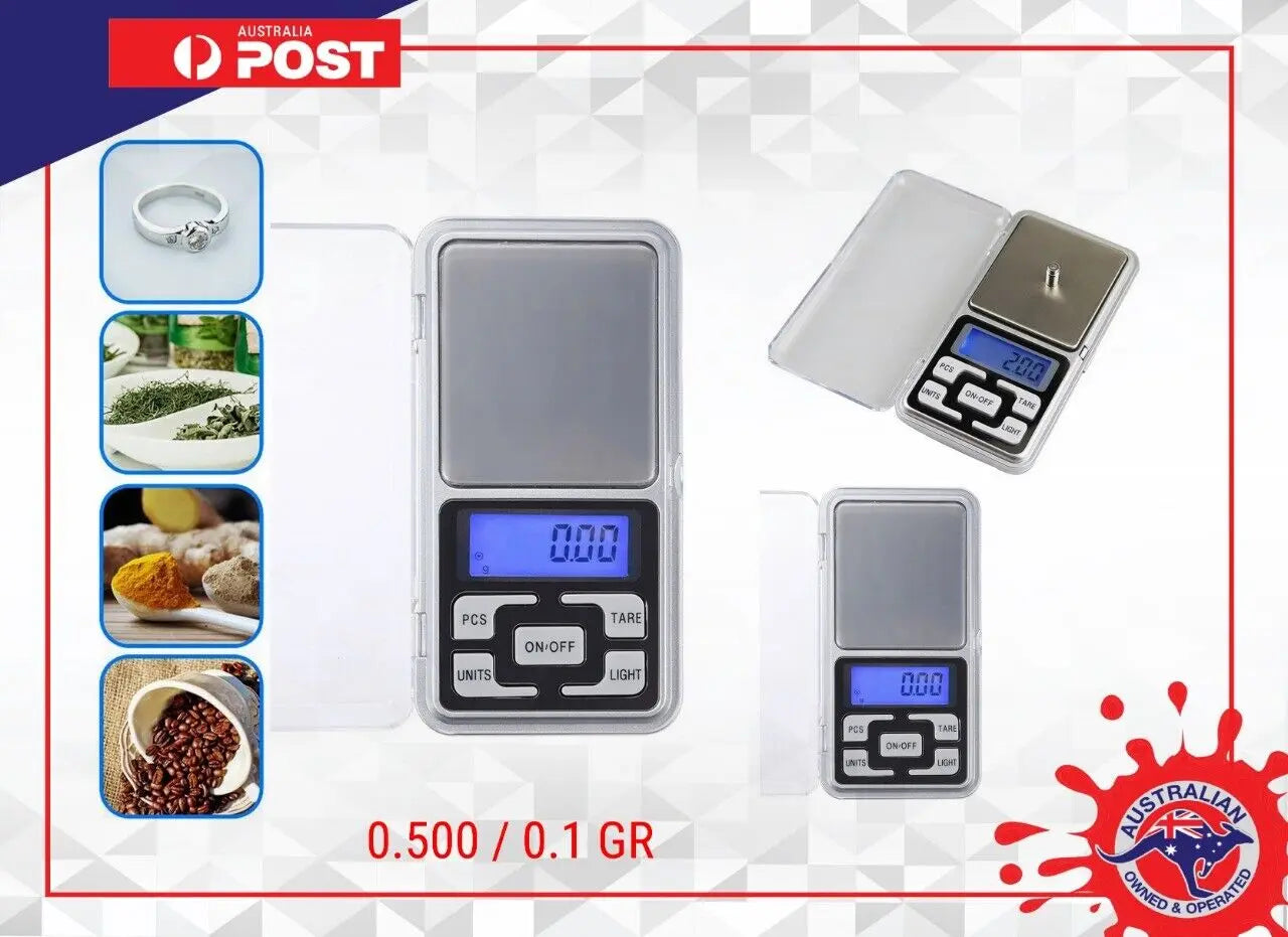 High Precision 500g Electronic Digital Pocket Jewellery Scales — JUST ...