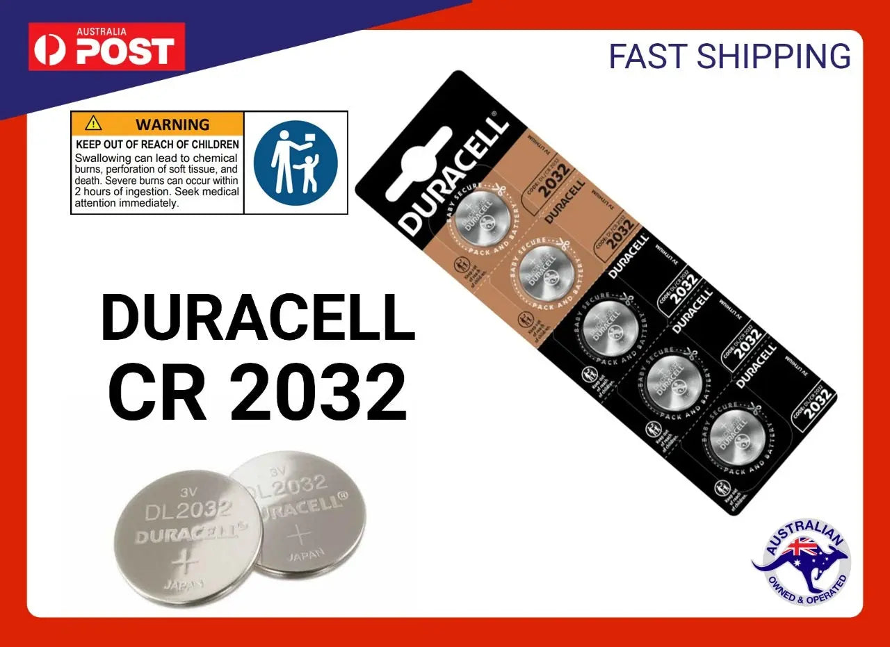 Duracell CR2032 DL2032 ECR 2032 Lithium Batteries — JUST BATTERIES ...