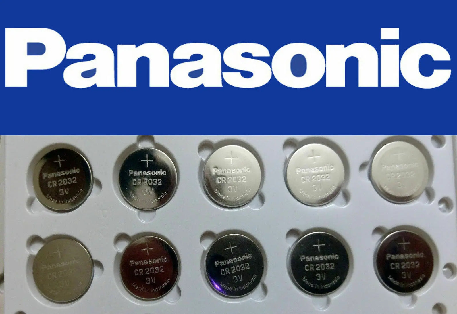 PANASONIC Lithium Battery Tray Packaging CR2032 CR1616 CR2025 CR2450 — JUST BATTERIES AUSTRALIA