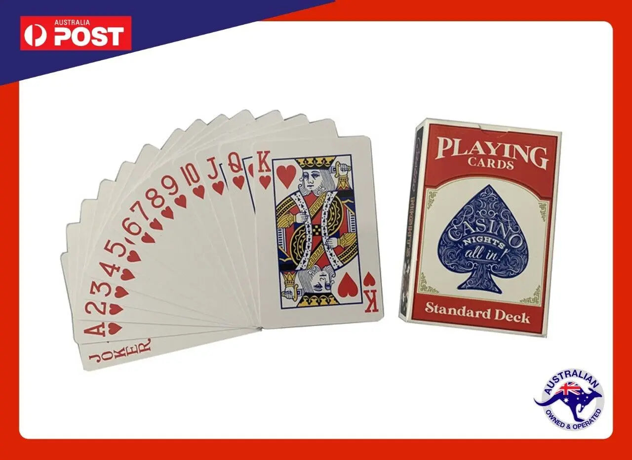 playing cards Standard Deck Blue poker playing cards — JUST BATTERIES ...